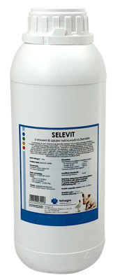SELEVIT SZELÉN ÉS E VITAMIN PÓTLÓ KÉSZÍTMÉNY 1L sertésnek, baromfinak ...